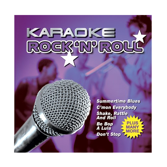 Karaoke Rock N Roll Classic Sing Along Party CD Album - Gift Idea - Su