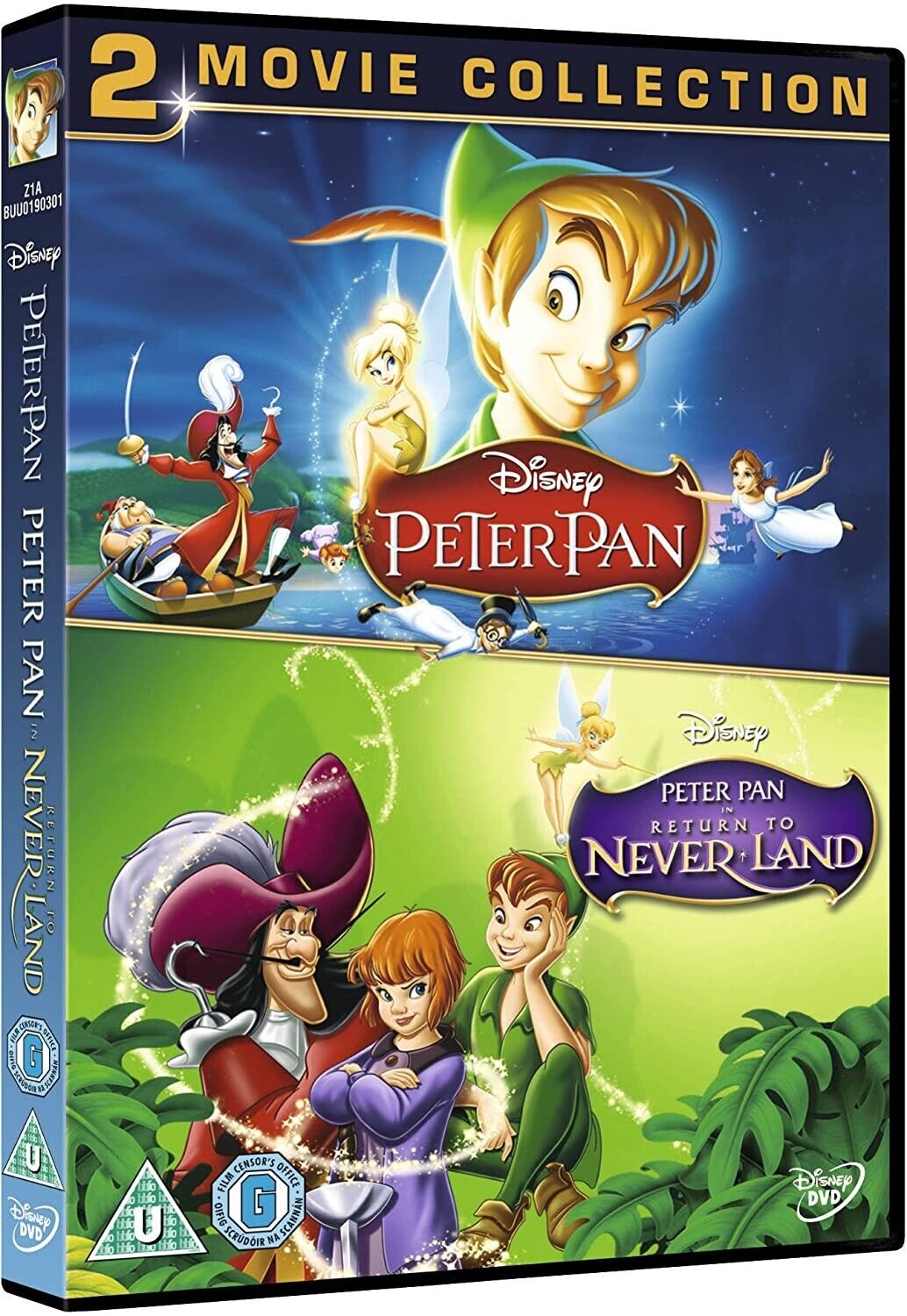 Peter Pan 2 Dvd Cover Petr Pan 2.: Navrat Do Zeme Nezeme DVD / Peter